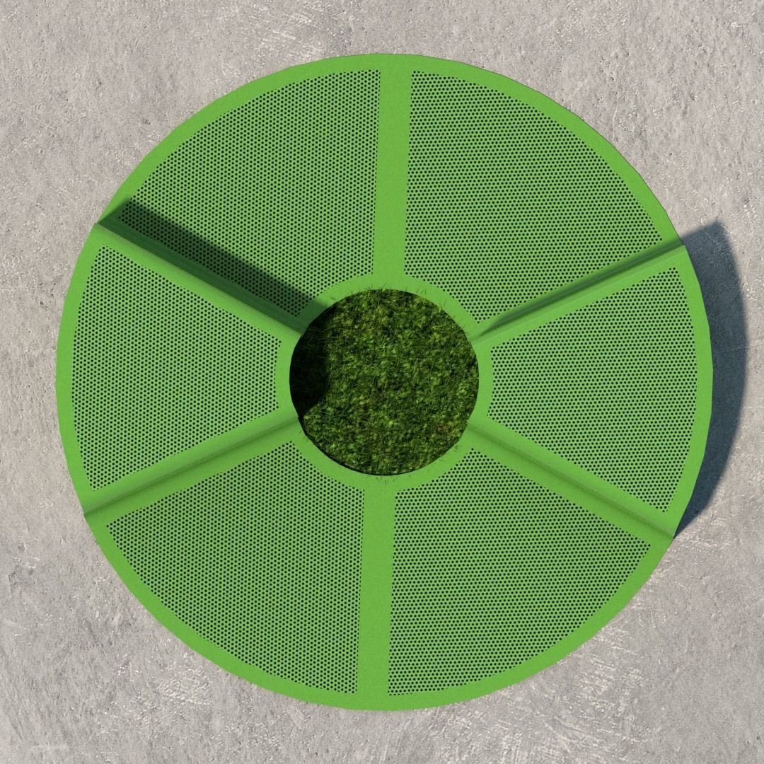 3D model 3D Under Tree Seating VR / AR / low-poly | CGTrader