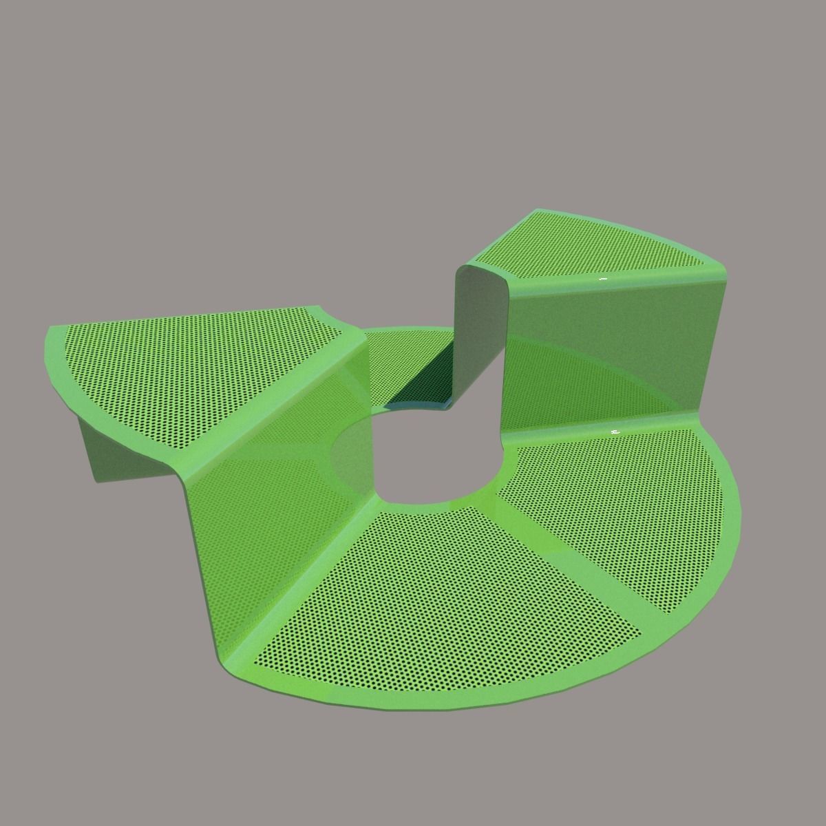 3D model 3D Under Tree Seating VR / AR / low-poly | CGTrader