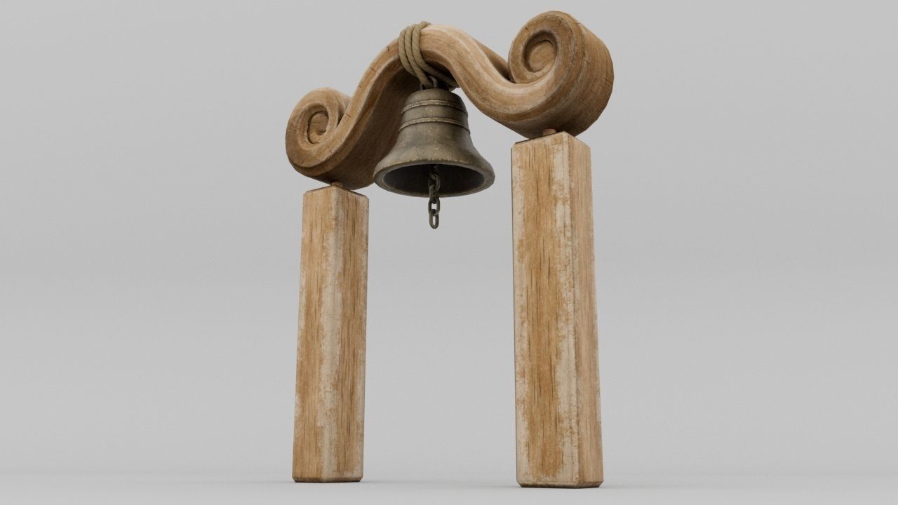 3D model Ships bell VR / AR / low-poly | CGTrader