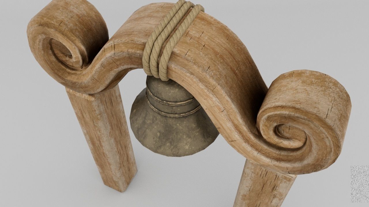 3D model Ships bell VR / AR / low-poly | CGTrader