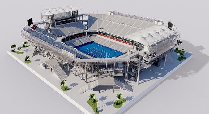 Arena GNP Seguros - Acapulco Mexico 3D model | CGTrader