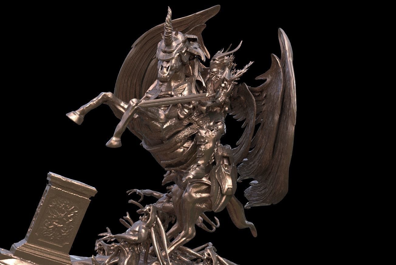 Noble Fallen Angel 2 3D model | CGTrader