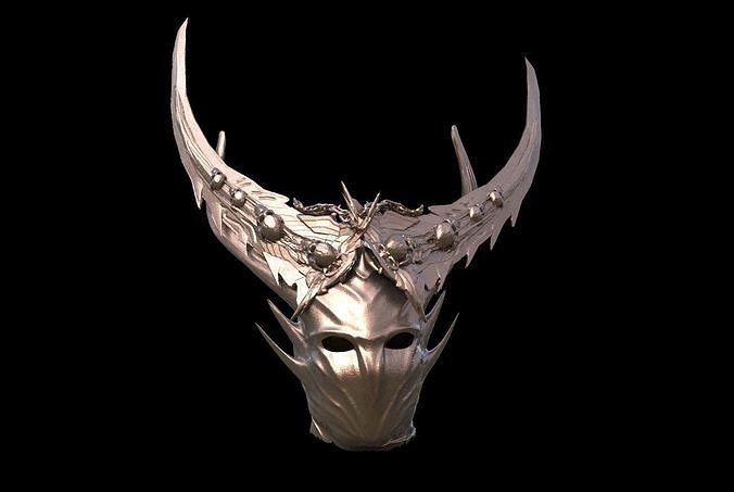 Noble Fallen Angel Helmet 2 3D model | CGTrader