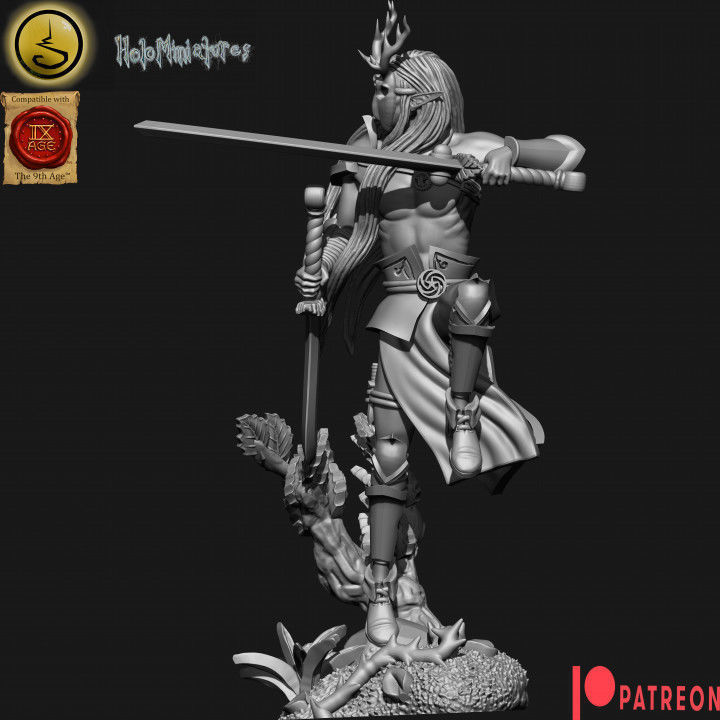 Wood elves Bladedancers 3D model 3D printable | CGTrader