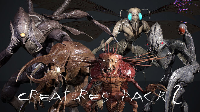 Creatures Pack 2 3D Model Collection | CGTrader