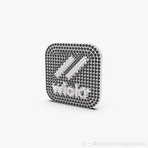 KVJ-Silver Wickr Pendant 3D model 3D printable | CGTrader