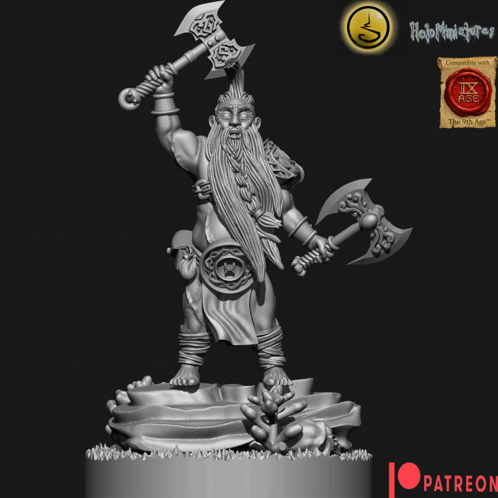 Dwarf seekers 3D model 3D printable | CGTrader