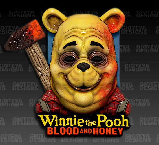 Winnie The Pooh Blood and Honey 3D model | CGTrader