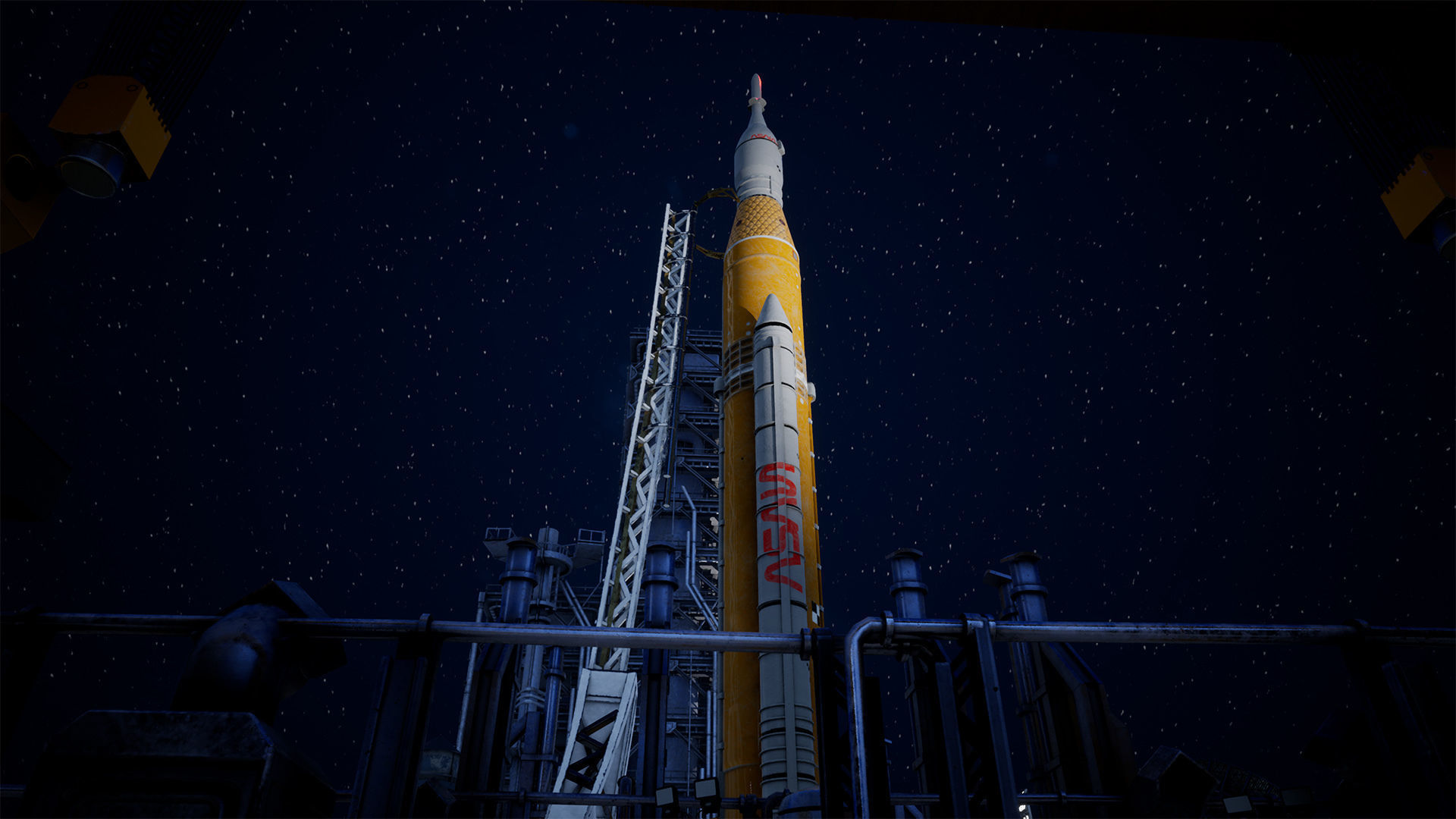 3D model Artemis Rocket Launch Modular Pack VR / AR / low-poly | CGTrader