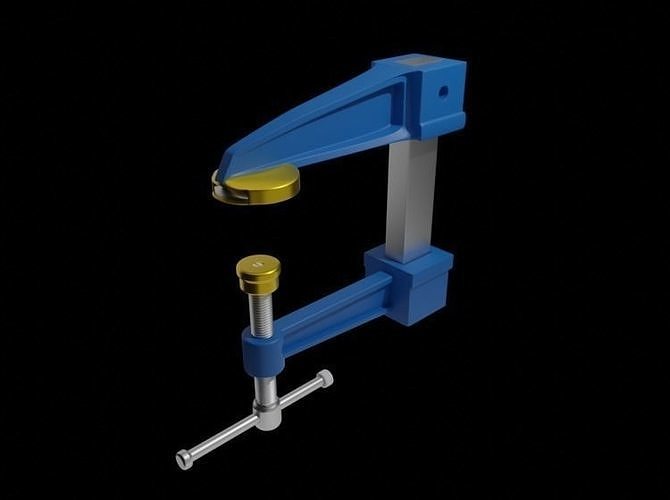 C-clamp 3D model | CGTrader