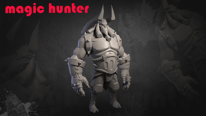 magic hunter 3D model | CGTrader