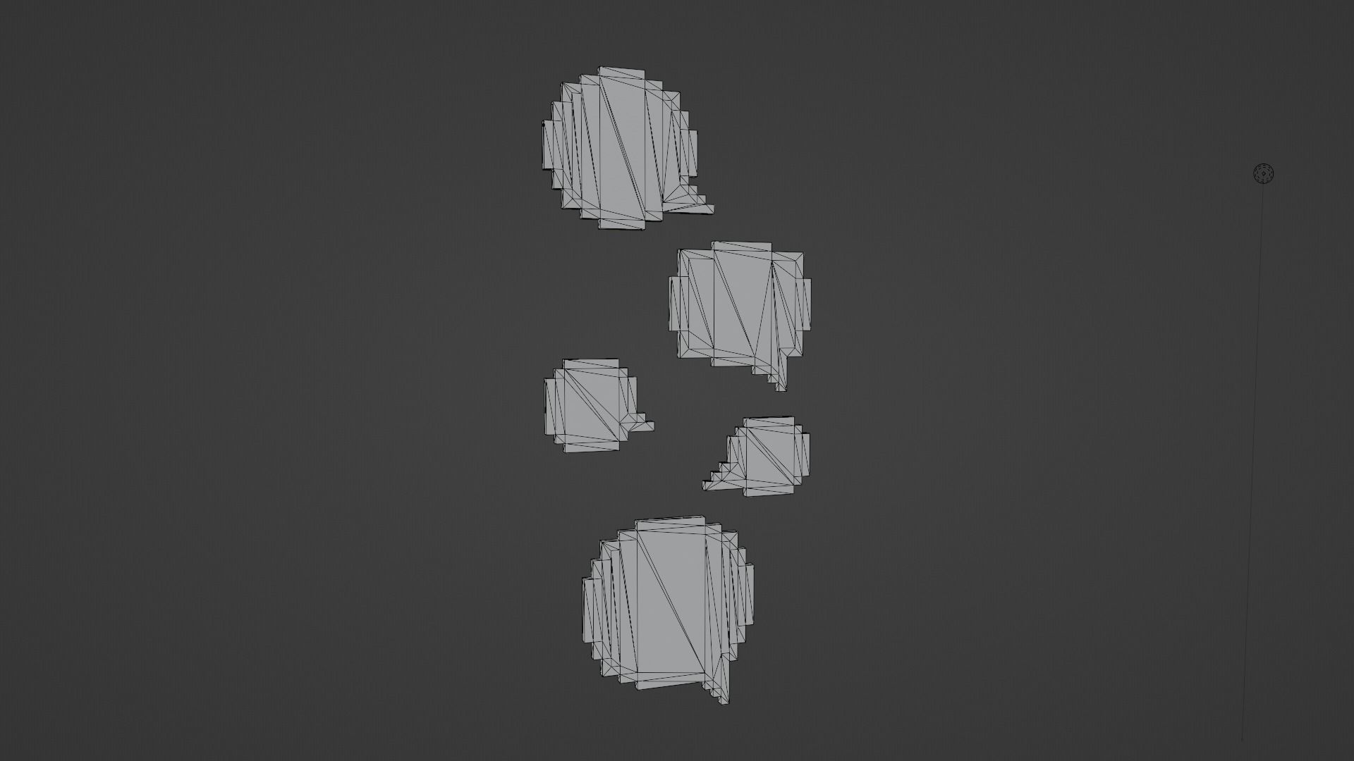 3D model Voxel Speech Bubbles VR / AR / low-poly | CGTrader