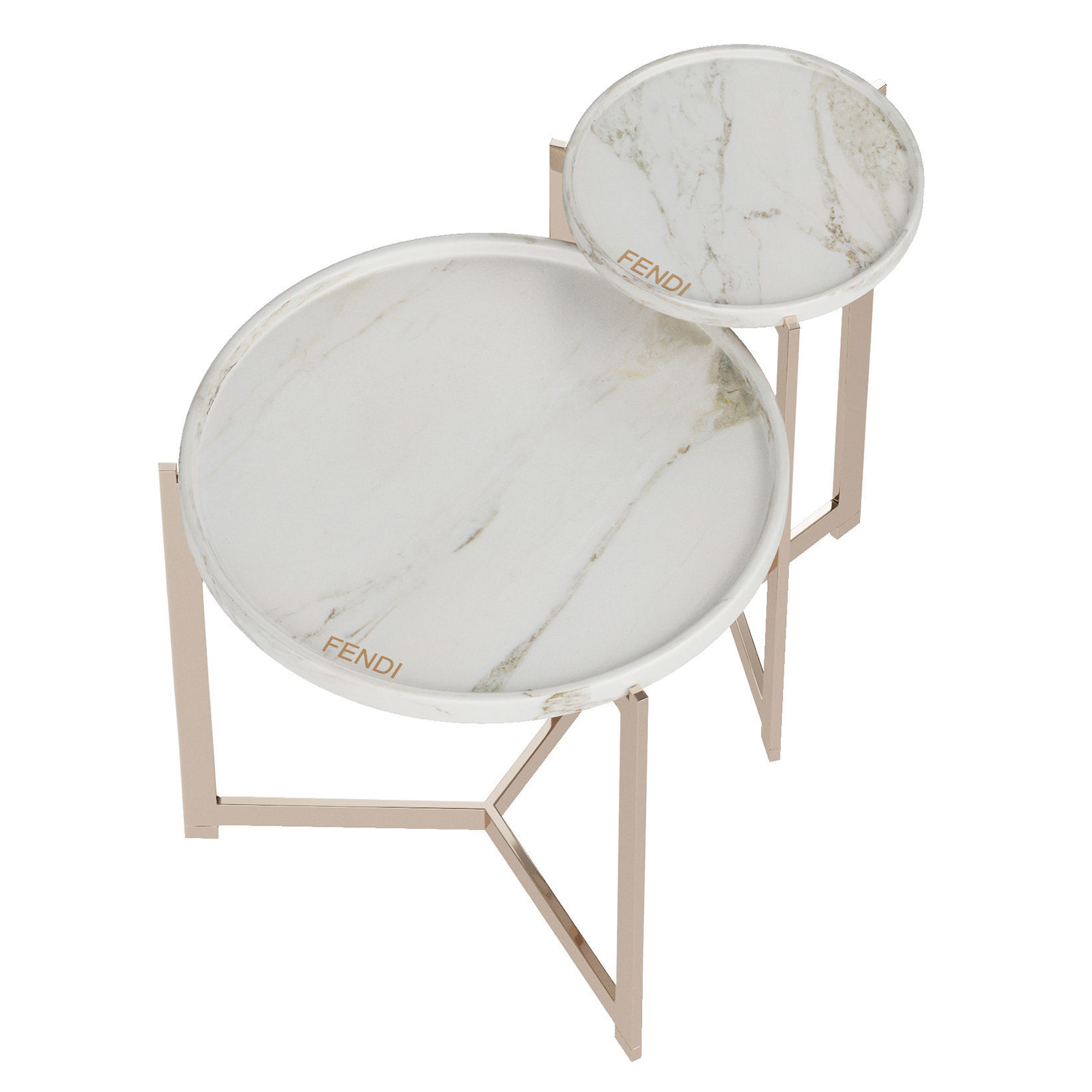 Fendi Casa Ripple Coffee Table 3D model | CGTrader