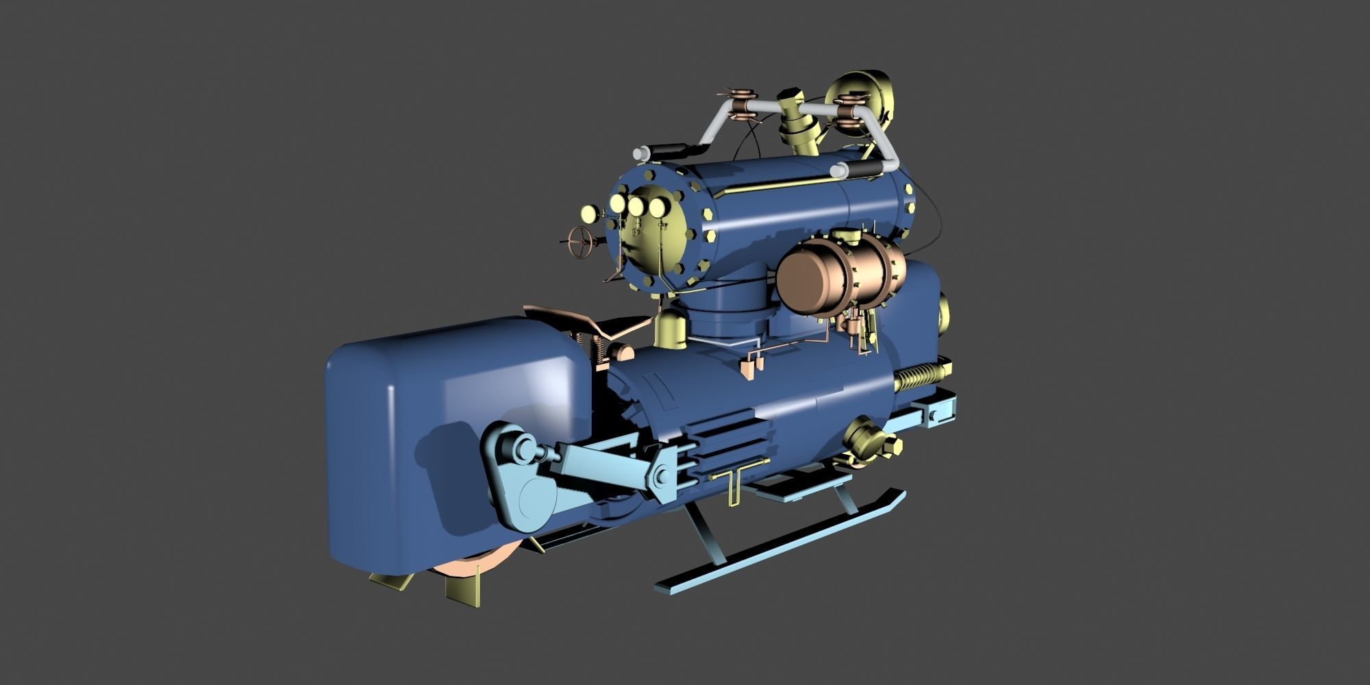 Captain NEMO 3D model rigged | CGTrader