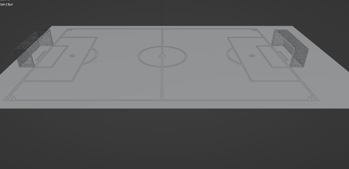 FIFA FOOTBALL field 2022 quater 3D model animated rigged | CGTrader