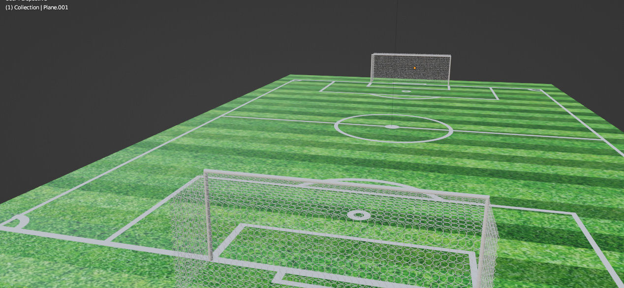 FIFA FOOTBALL field 2022 quater 3D model animated rigged | CGTrader