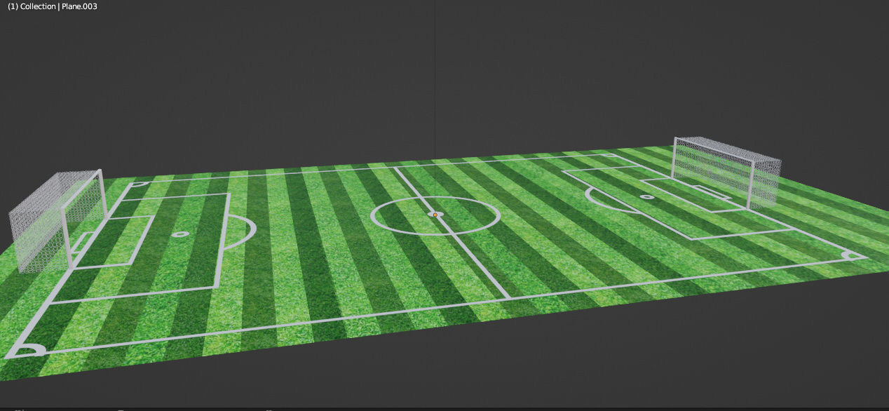 FIFA FOOTBALL field 2022 quater 3D model animated rigged | CGTrader