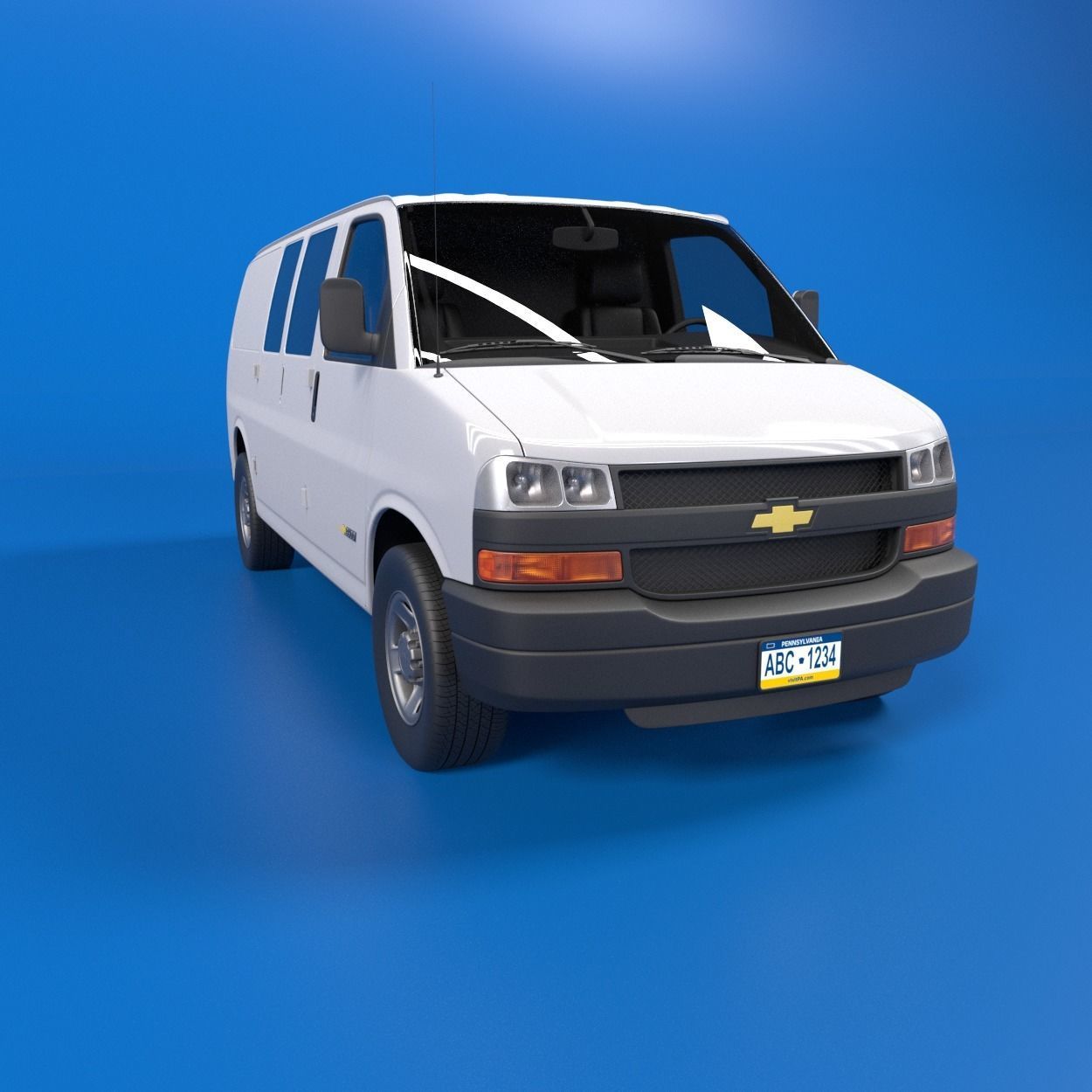 chevrolet express 3D model | CGTrader