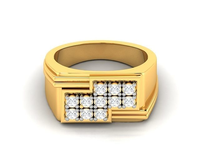 Gents Ring 3D model 3D printable | CGTrader