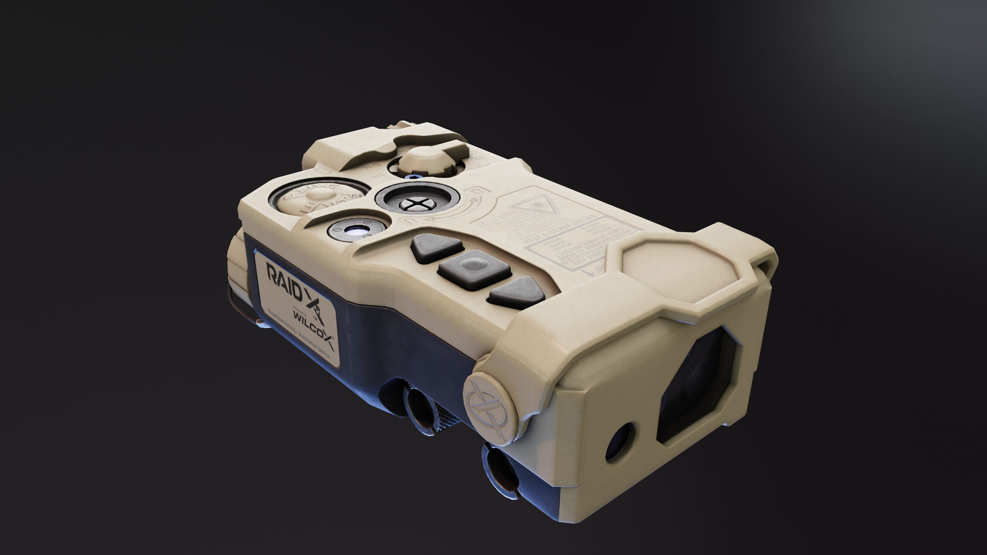 3D model Wilcox RAID Xe Illuminator VR / AR / low-poly | CGTrader