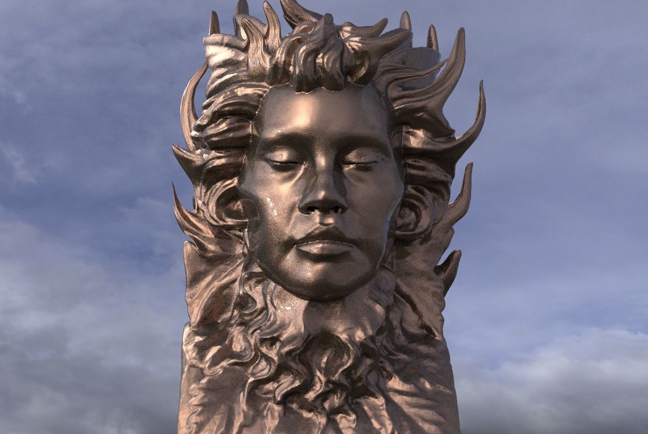 Angel Bust Art Sculpture 3 versions 3D model | CGTrader