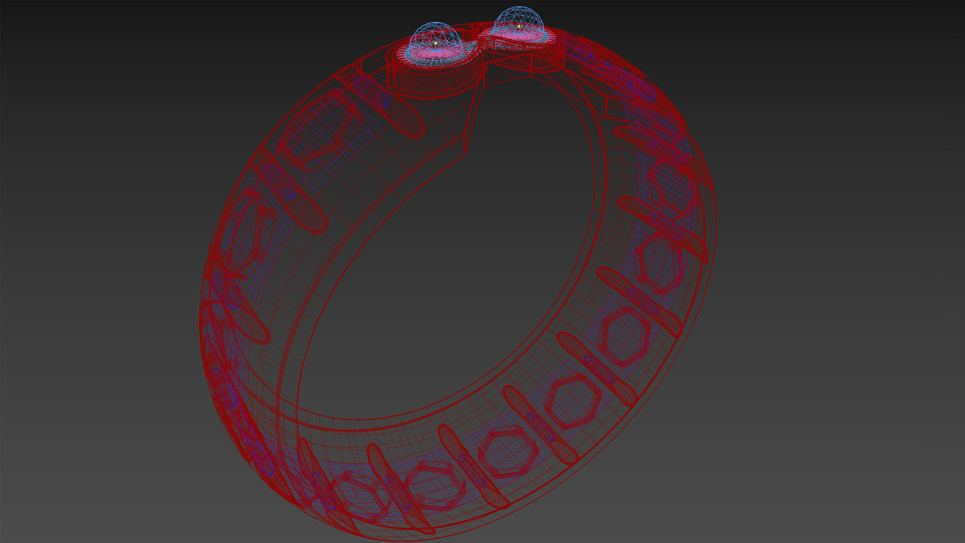 Futuristic Bracelet 3D model | CGTrader