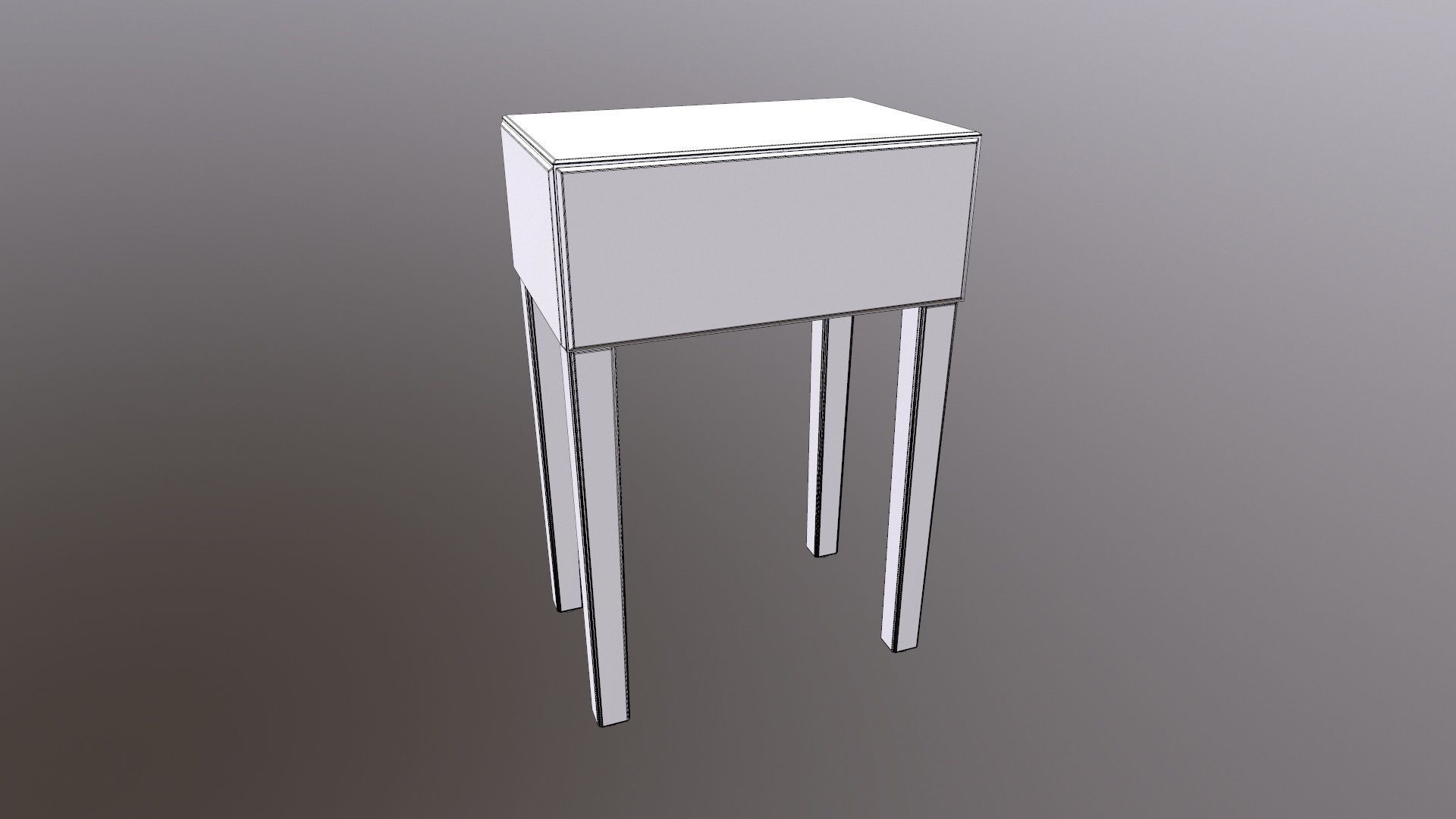 Side Table 3D model | CGTrader
