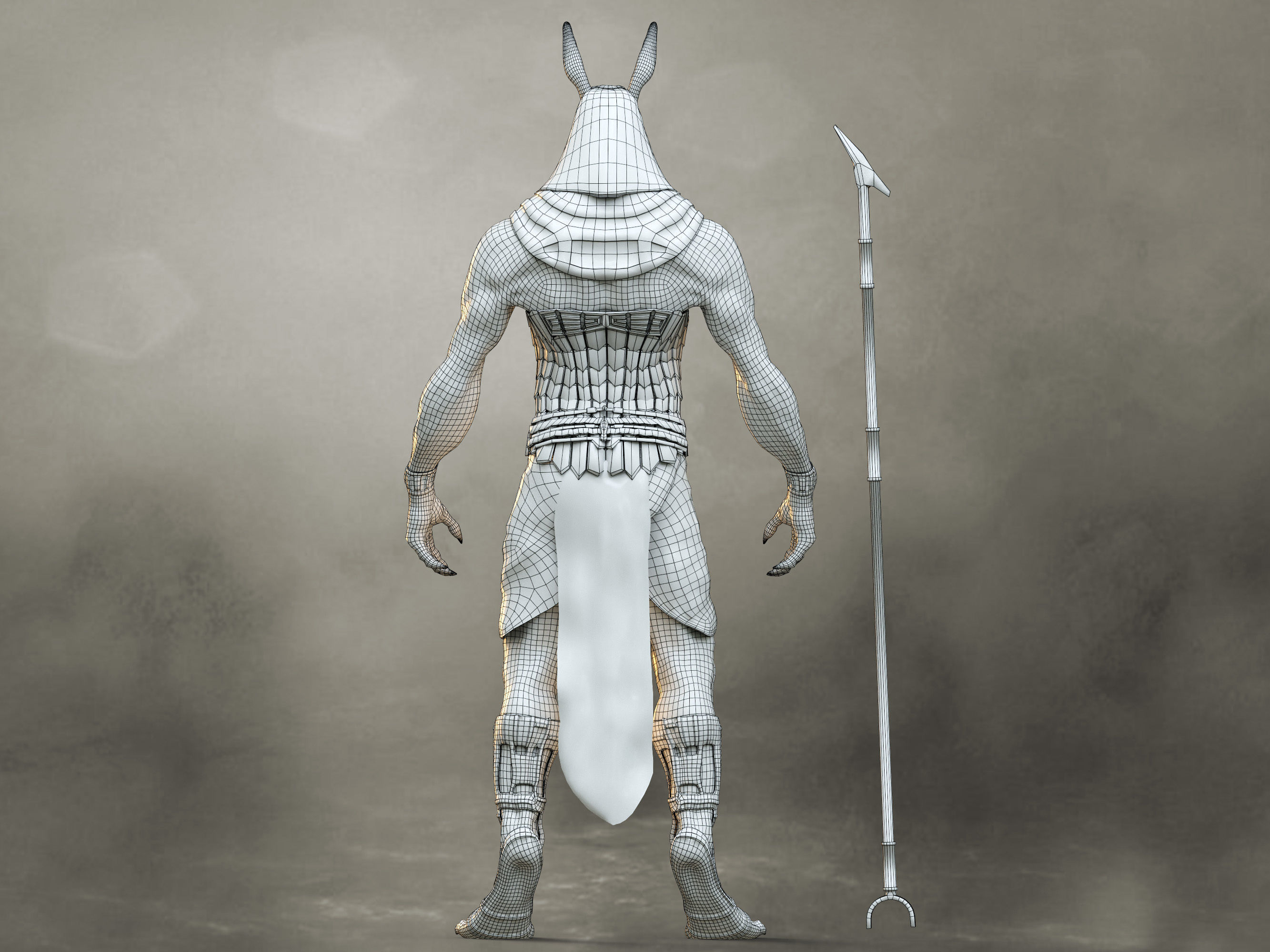 3D model Seth God VR / AR / low-poly rigged | CGTrader