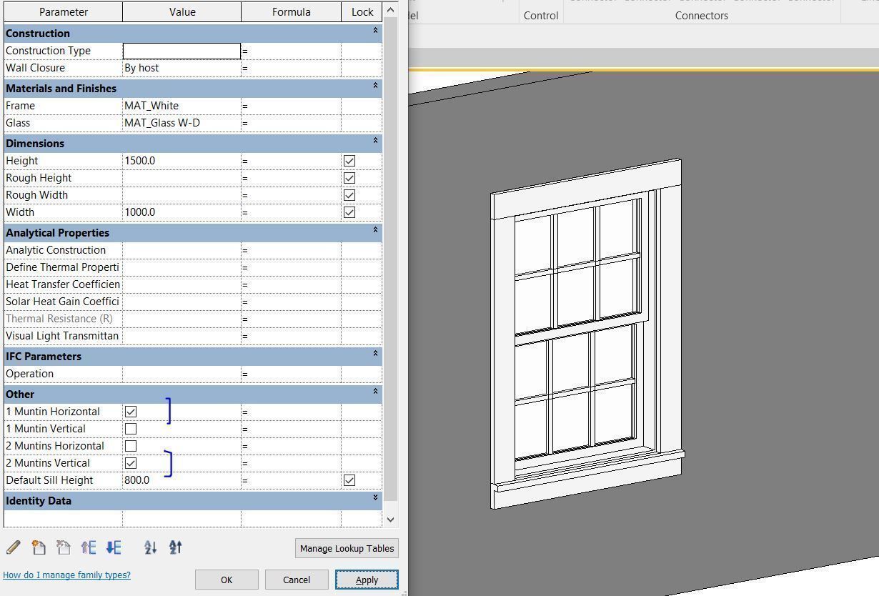Double-Hung Window Revit 3D model 3D printable | CGTrader