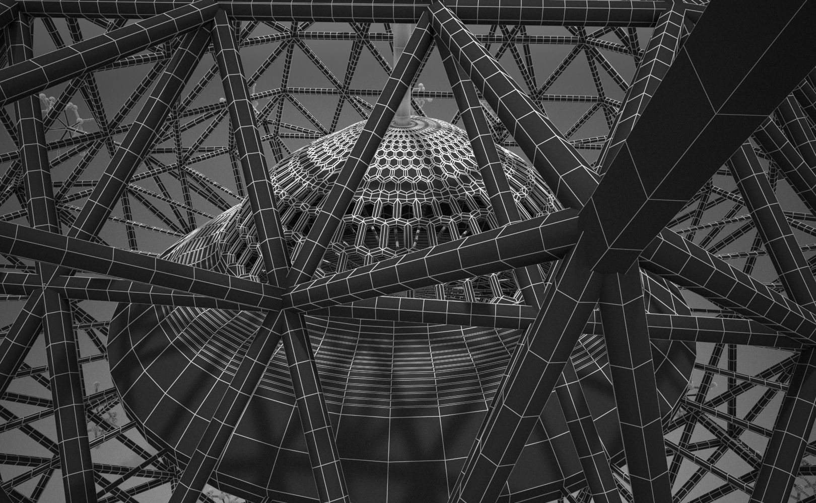 Radiolarian Phaeodaria 3D model 3D printable | CGTrader