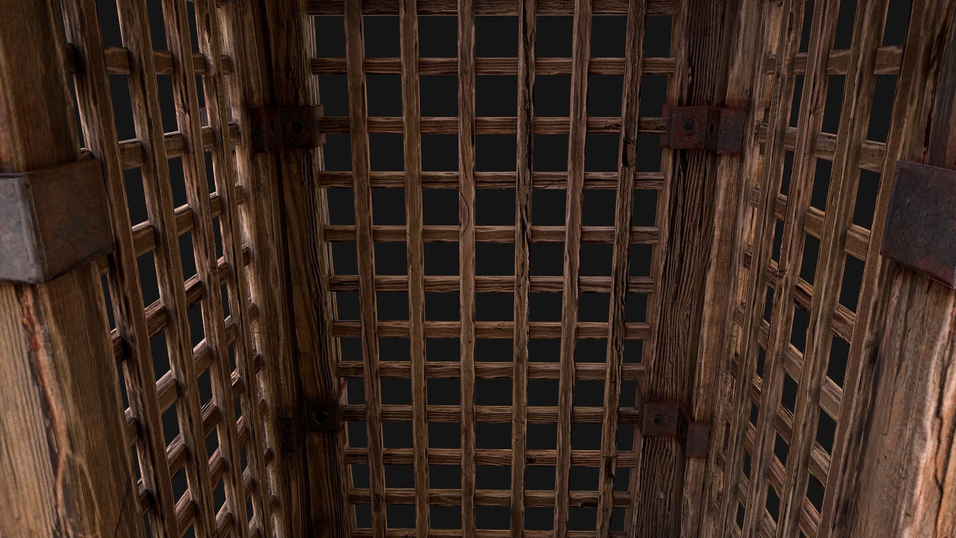 3D model Wooden Prison Cage VR / AR / low-poly | CGTrader