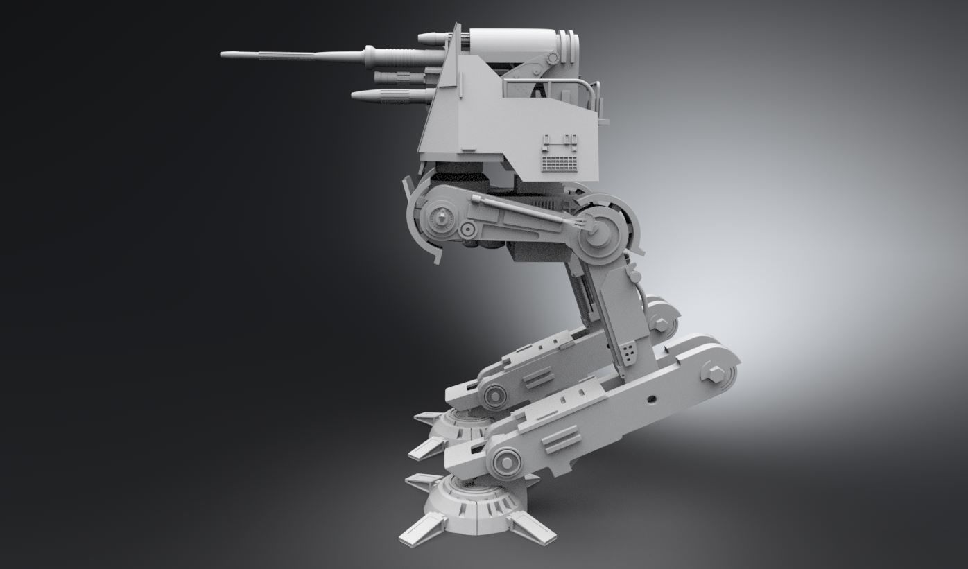 AT DT scale model 3D model 3D printable | CGTrader