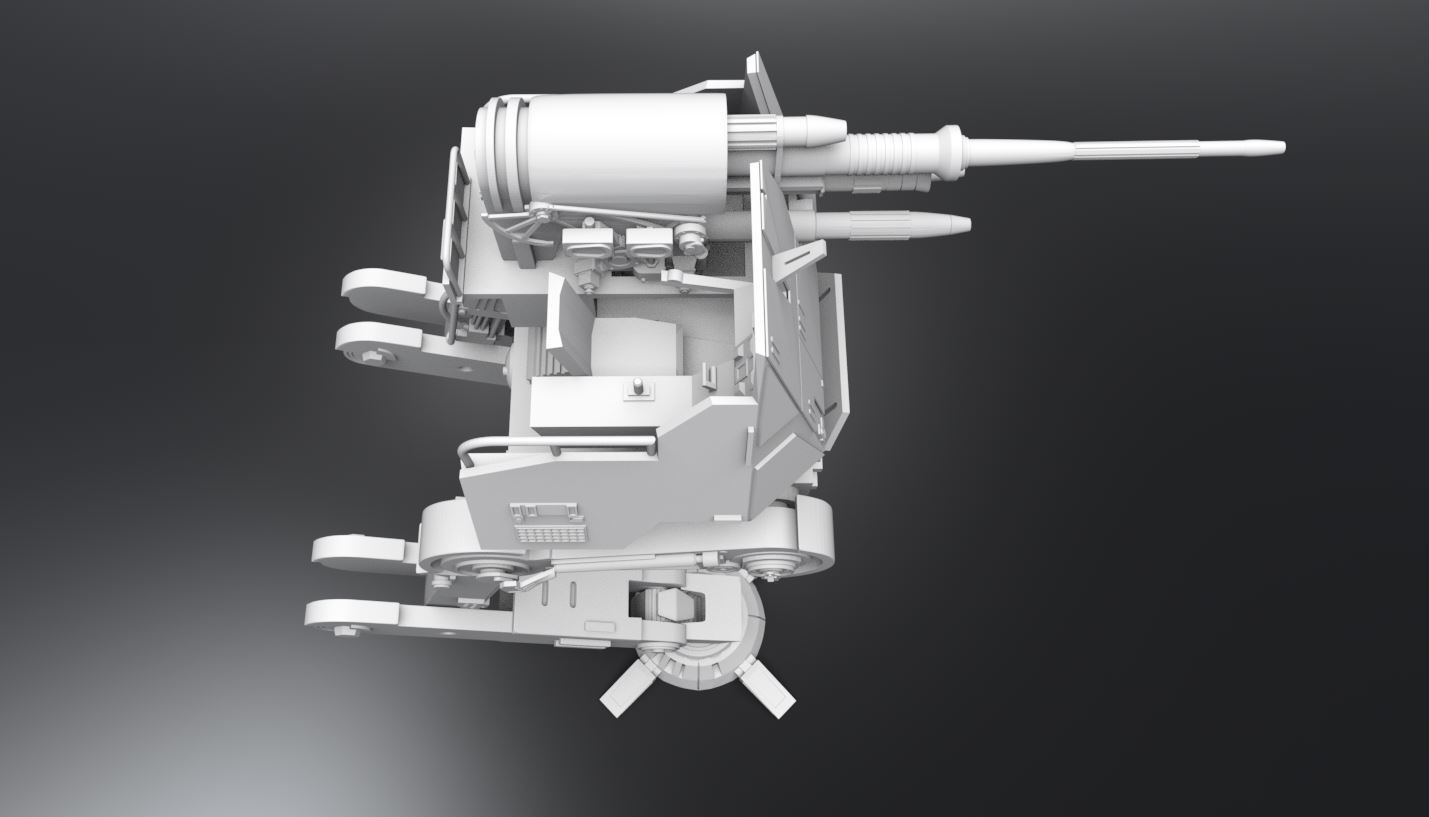 AT DT scale model 3D model 3D printable | CGTrader