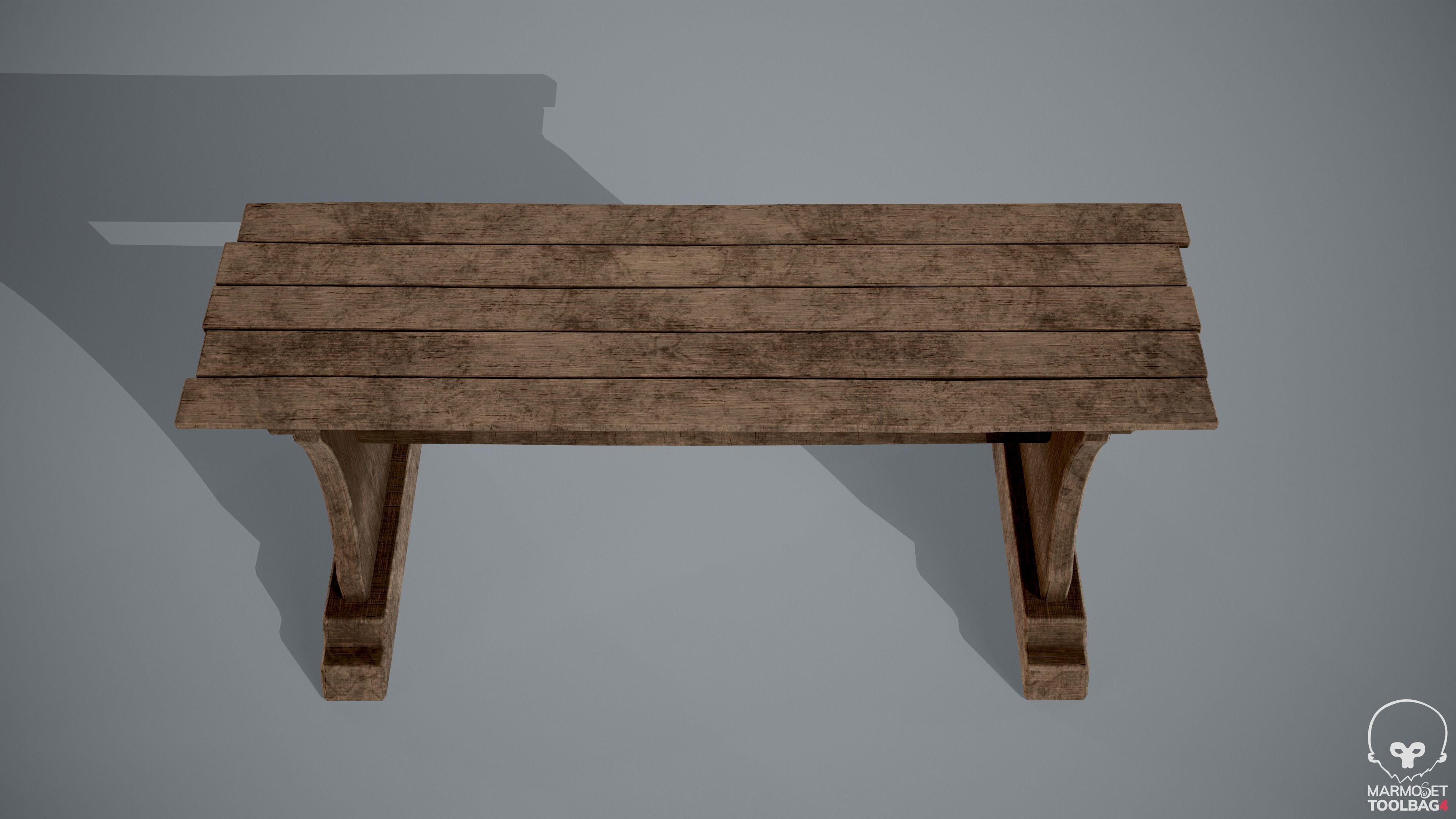 3D model Medieval Table VR / AR / low-poly | CGTrader
