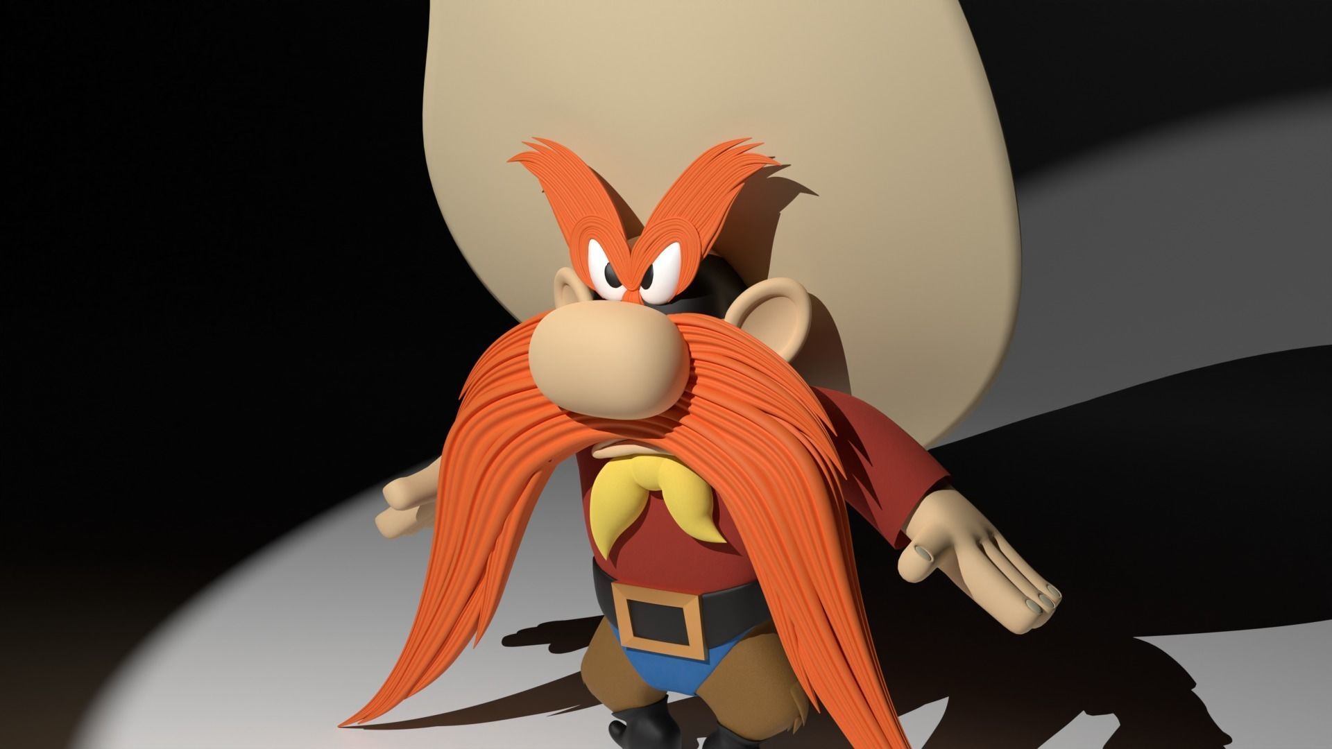 Yosemite Sam 3D model | CGTrader