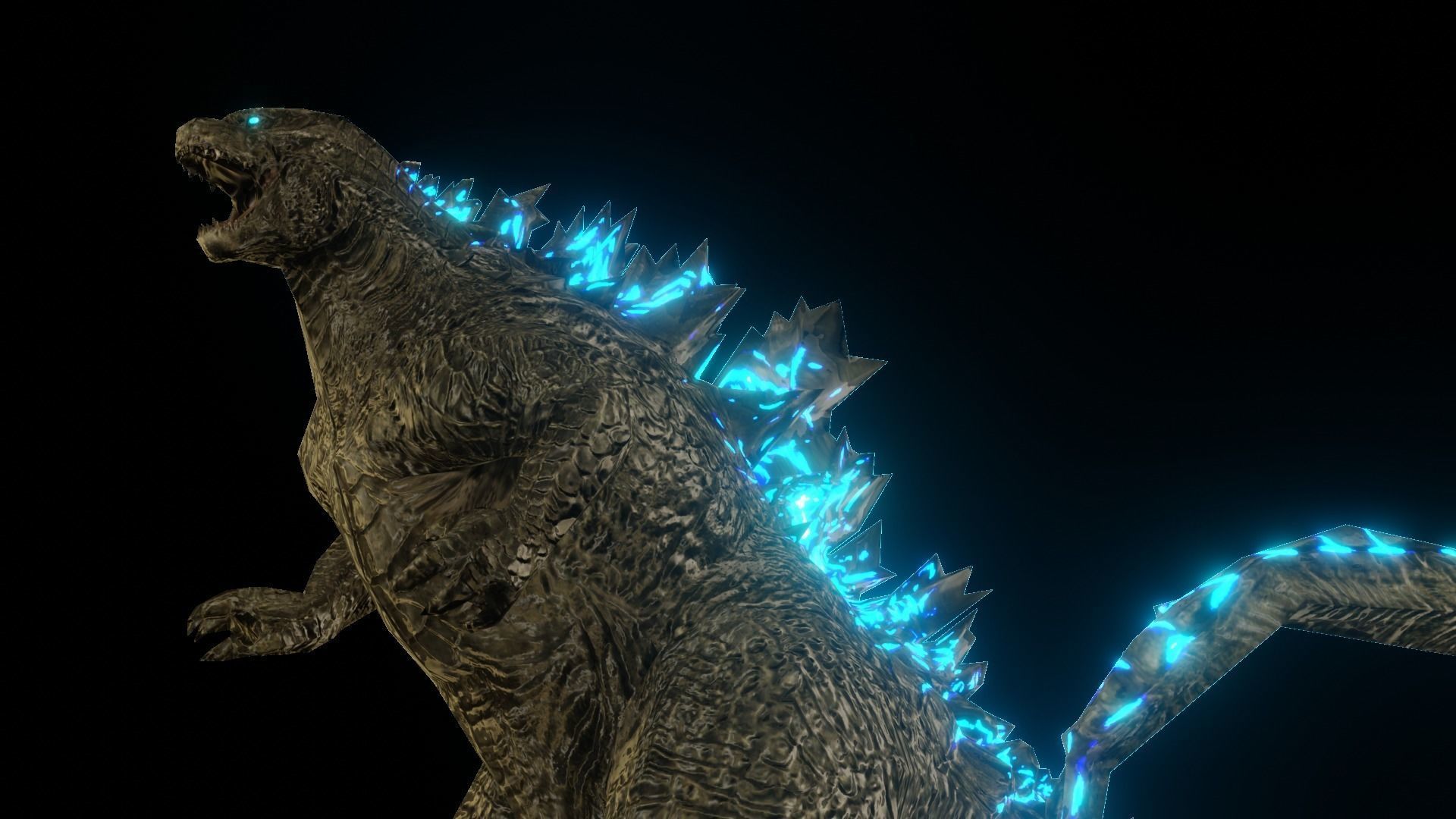 Godzilla 2019 2014 Model free VR / AR / low-poly 3D model rigged | CGTrader