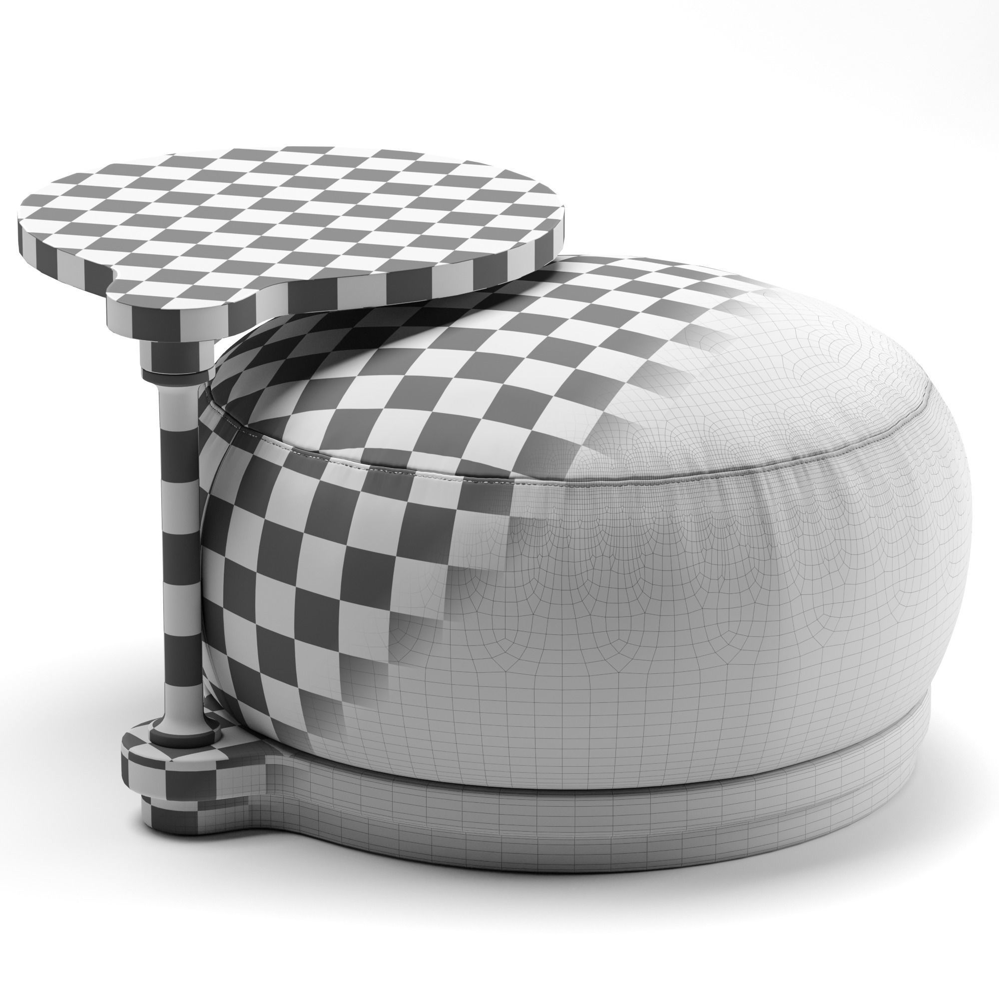 Orbit Pouf - District Eight 3D model | CGTrader