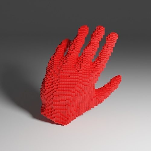 3D model Lego Hand VR / AR / low-poly | CGTrader
