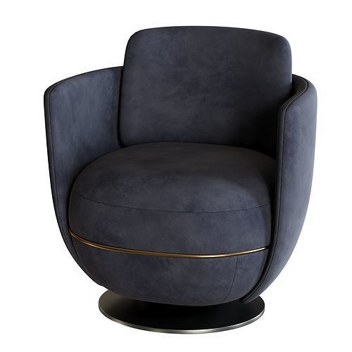 Miles Lounge Armchair 3D model | CGTrader