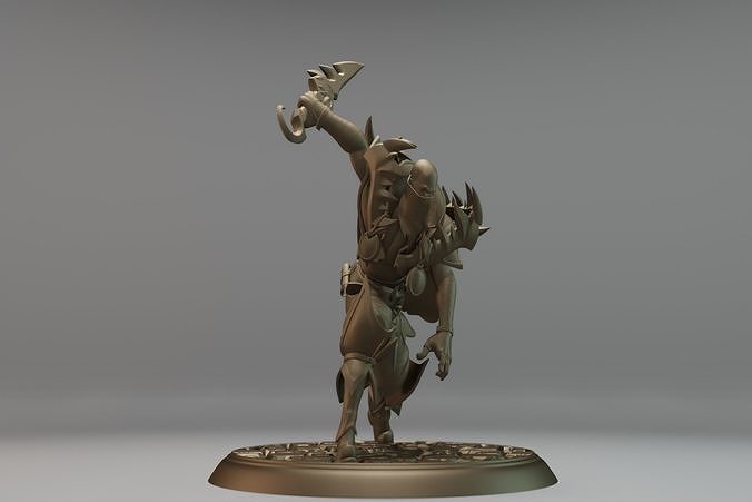 PYKE - LEAGUE OF LEGENDS 3D model 3D printable | CGTrader