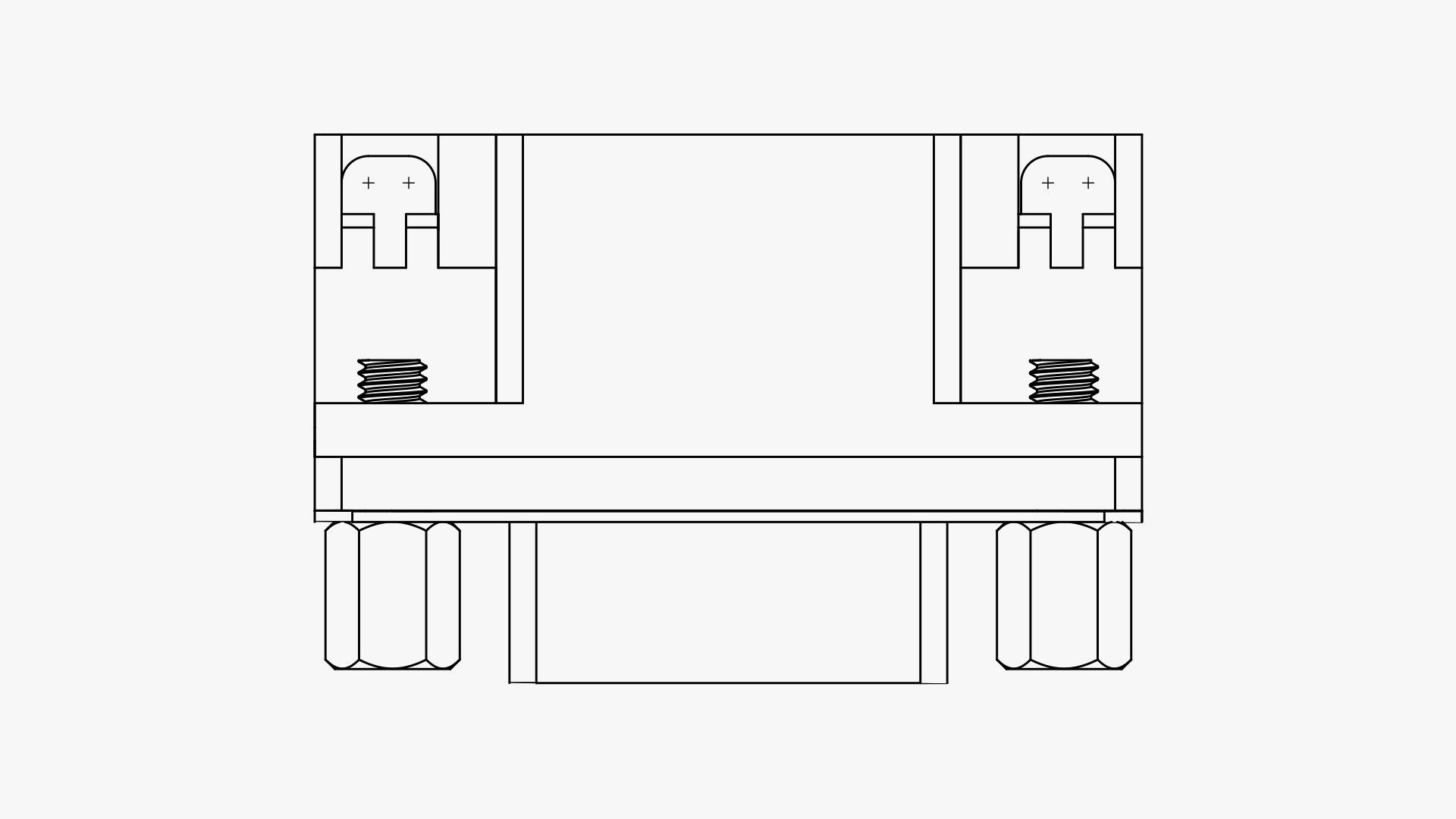 DB9 female connector elbow trough hole 3D model | CGTrader