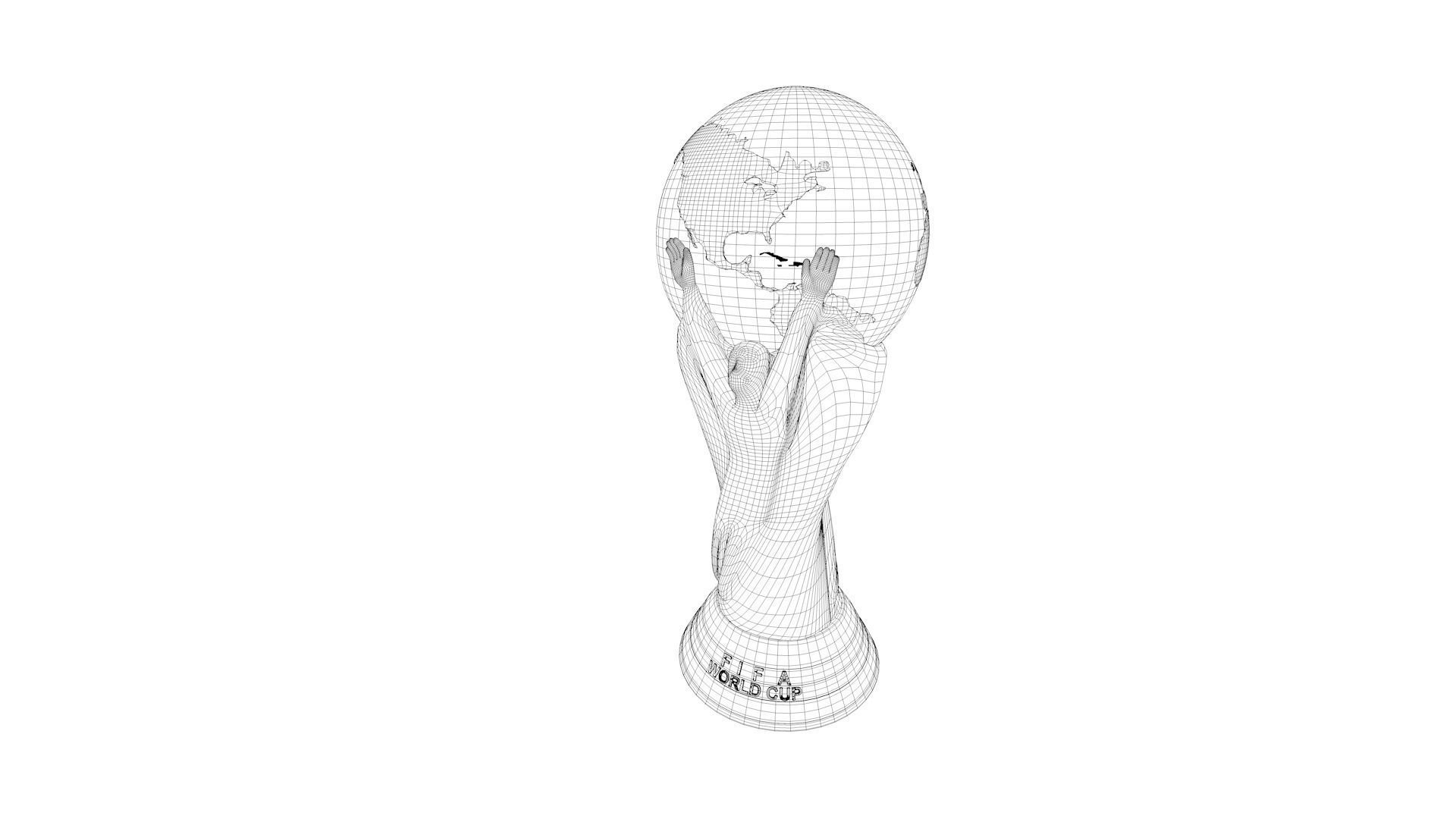 3D model FIFA WORLD CUP FOOTBALL TROPHY VR / AR / low-poly | CGTrader