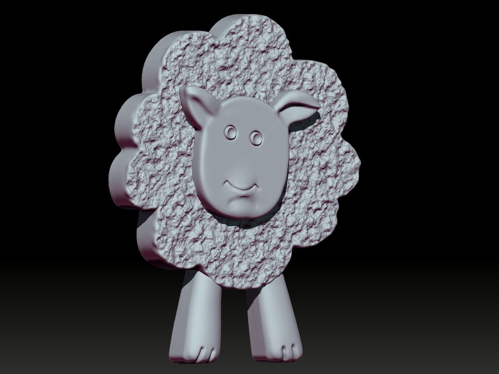 fantasy lamb sheep CNC gold jewele Sculpture animal 3D model 3D ...