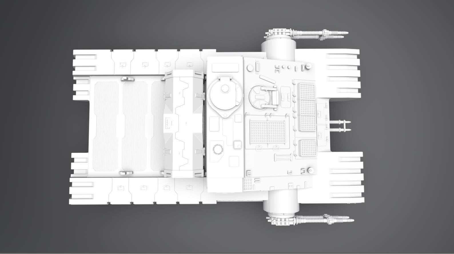 TX225 GAVw Tank scale model 3D model 3D printable | CGTrader