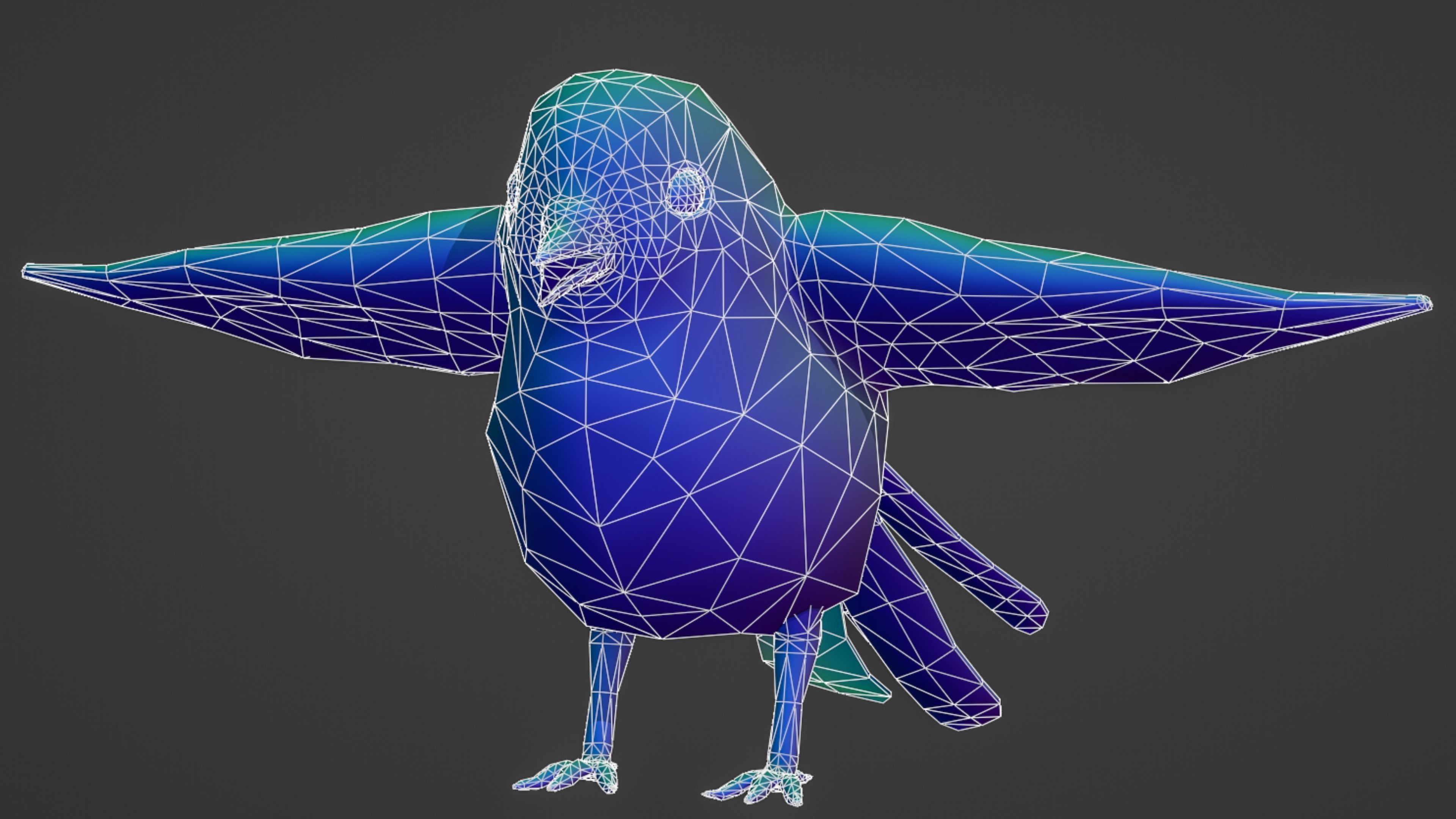 3D model Bubble Bird VR / AR / low-poly | CGTrader