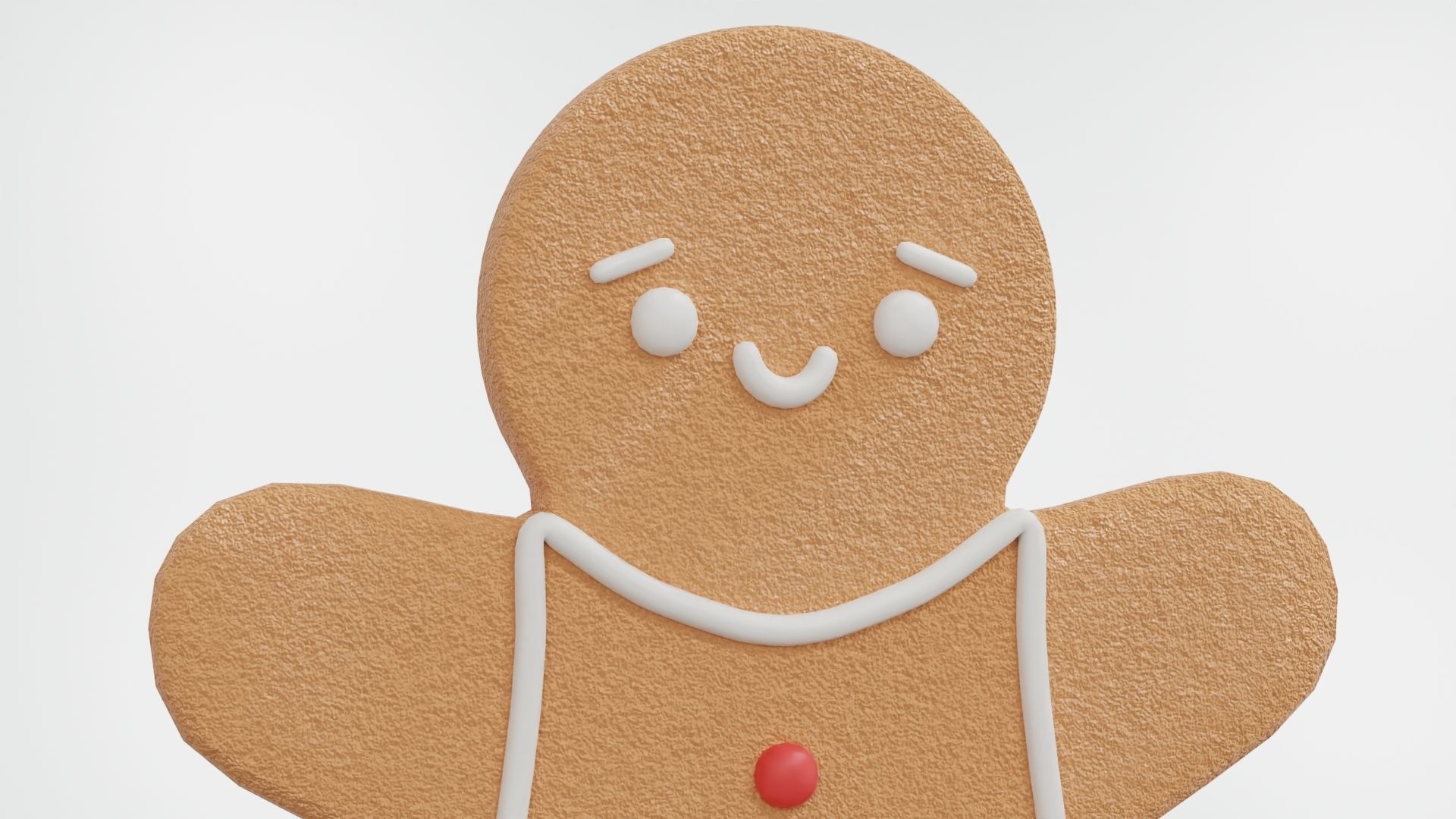 Gingerbread Christmas Cookies free 3D model | CGTrader