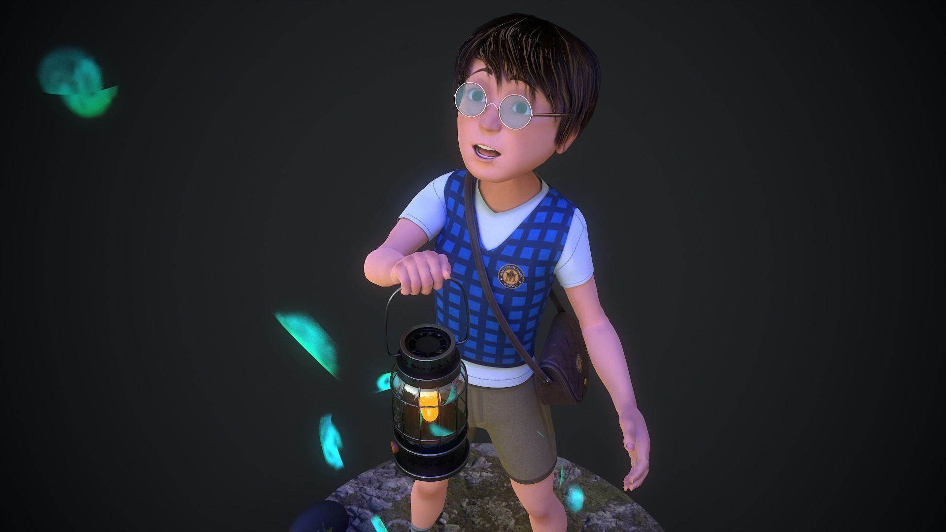 3D model Adventure Boy in a Fantasy World VR / AR / low-poly | CGTrader