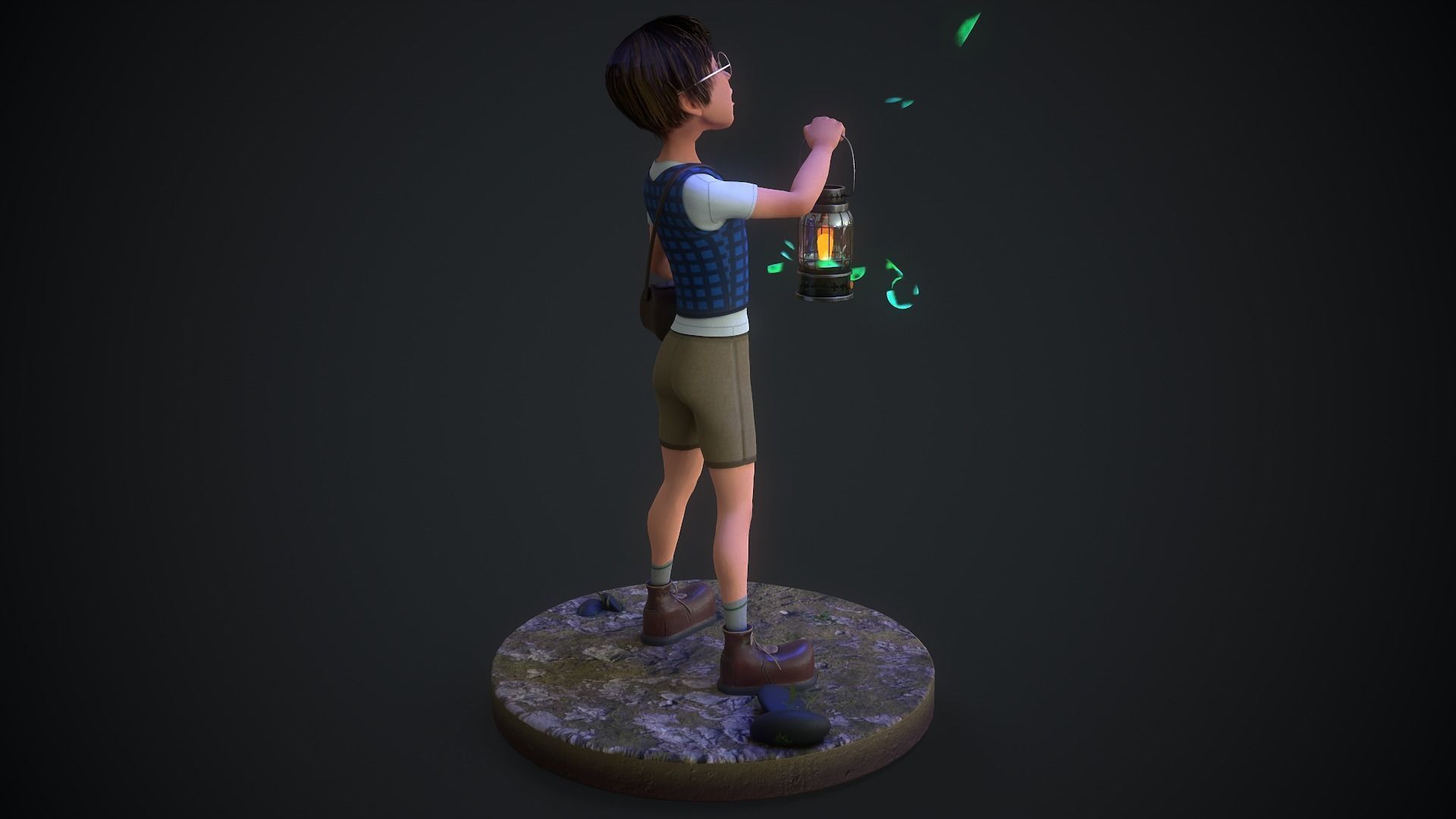 3D model Adventure Boy in a Fantasy World VR / AR / low-poly | CGTrader