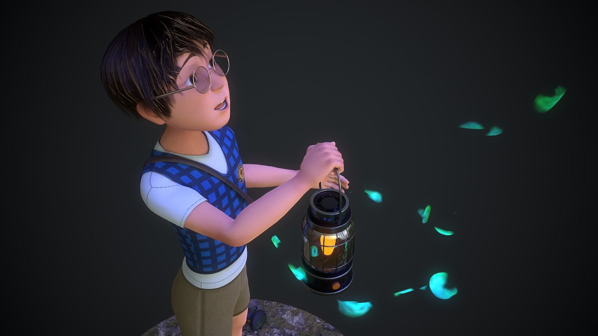 3D model Adventure Boy in a Fantasy World VR / AR / low-poly | CGTrader