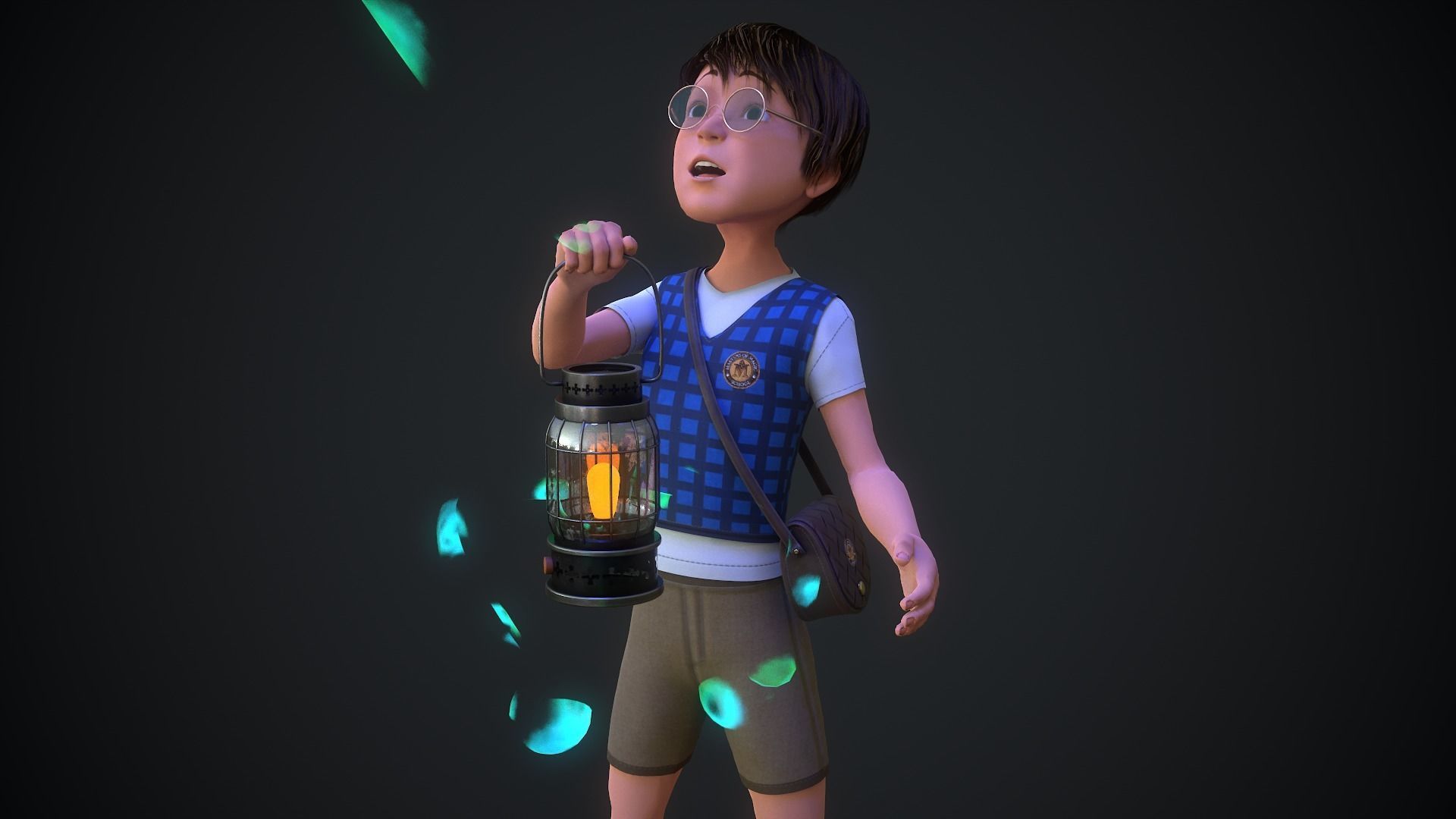 3D model Adventure Boy in a Fantasy World VR / AR / low-poly | CGTrader